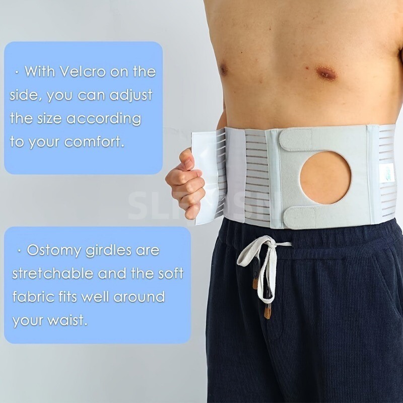 Adjustable Abdominal Ostomy Belt Stoma Support Portable Ileostomy ...
