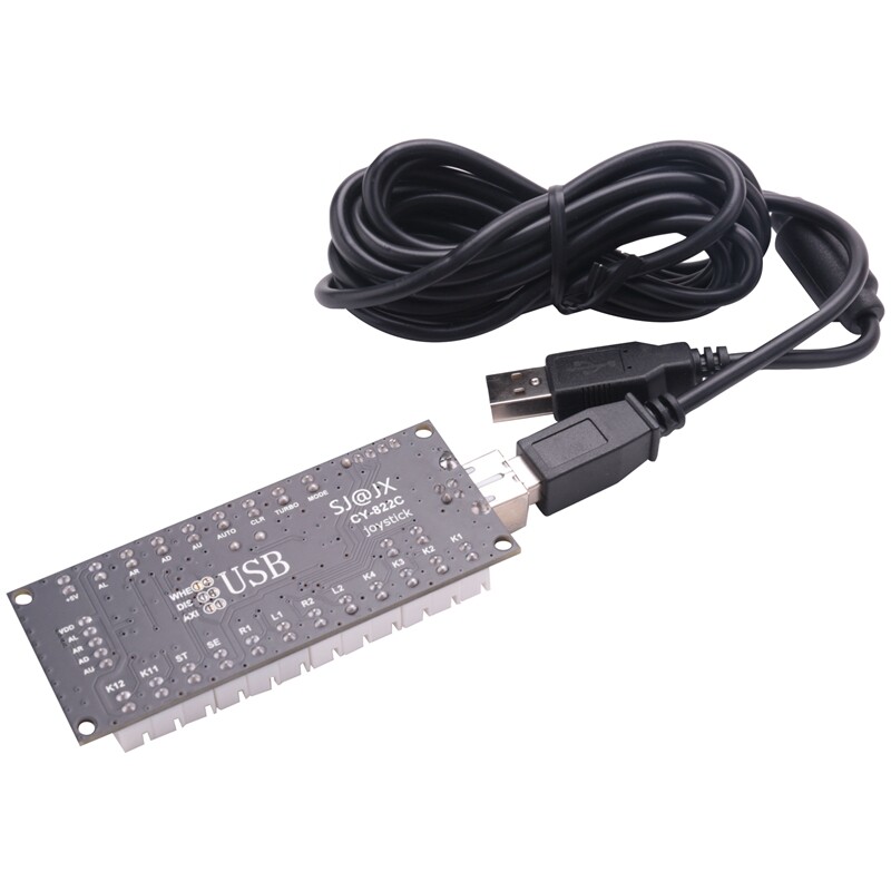 1X(Zero Delay Arcade Usb Encoder Pc To Joystick For Mame Jamma & Other ...