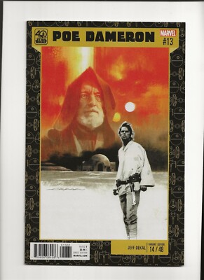 POE DAMERON #13 STAR WARS 40TH ANNIVERSARY JEFF DEKAL VARIANT NEW HOPE ...