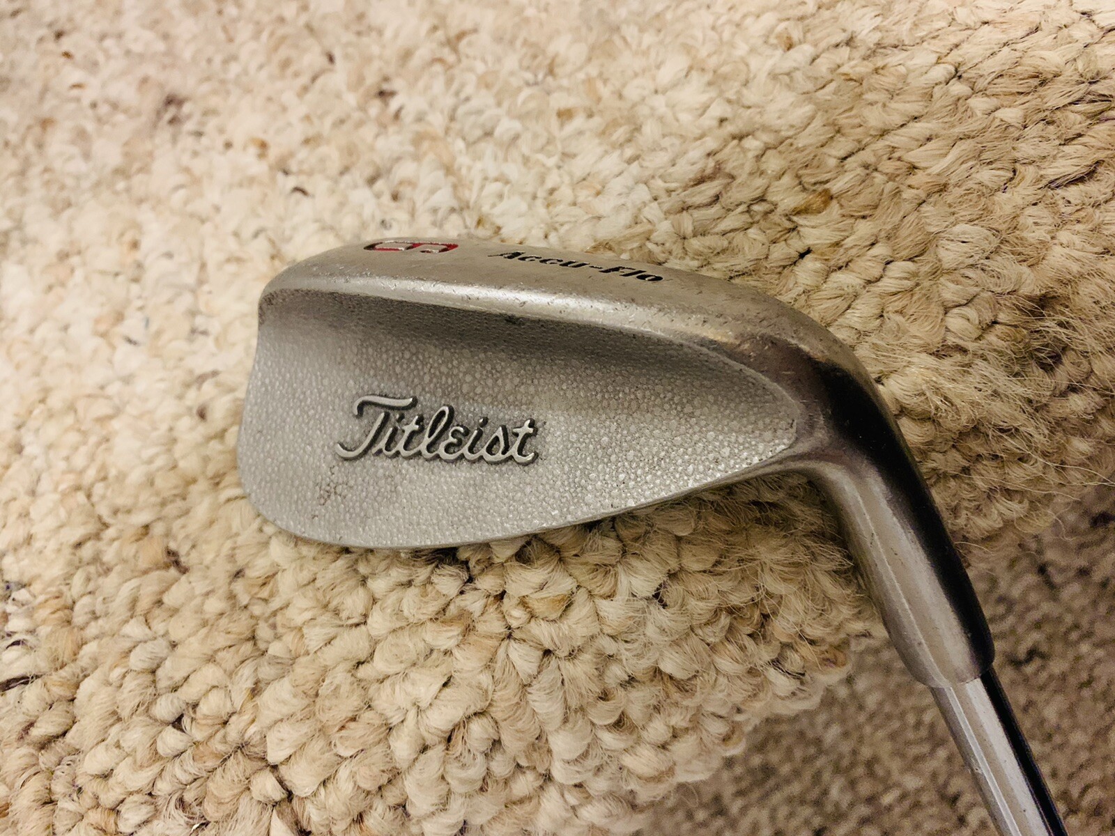 Vintage Titleist Accu-Flo 6 Iron Golf Club, Power Flo Stiff Flighted ...