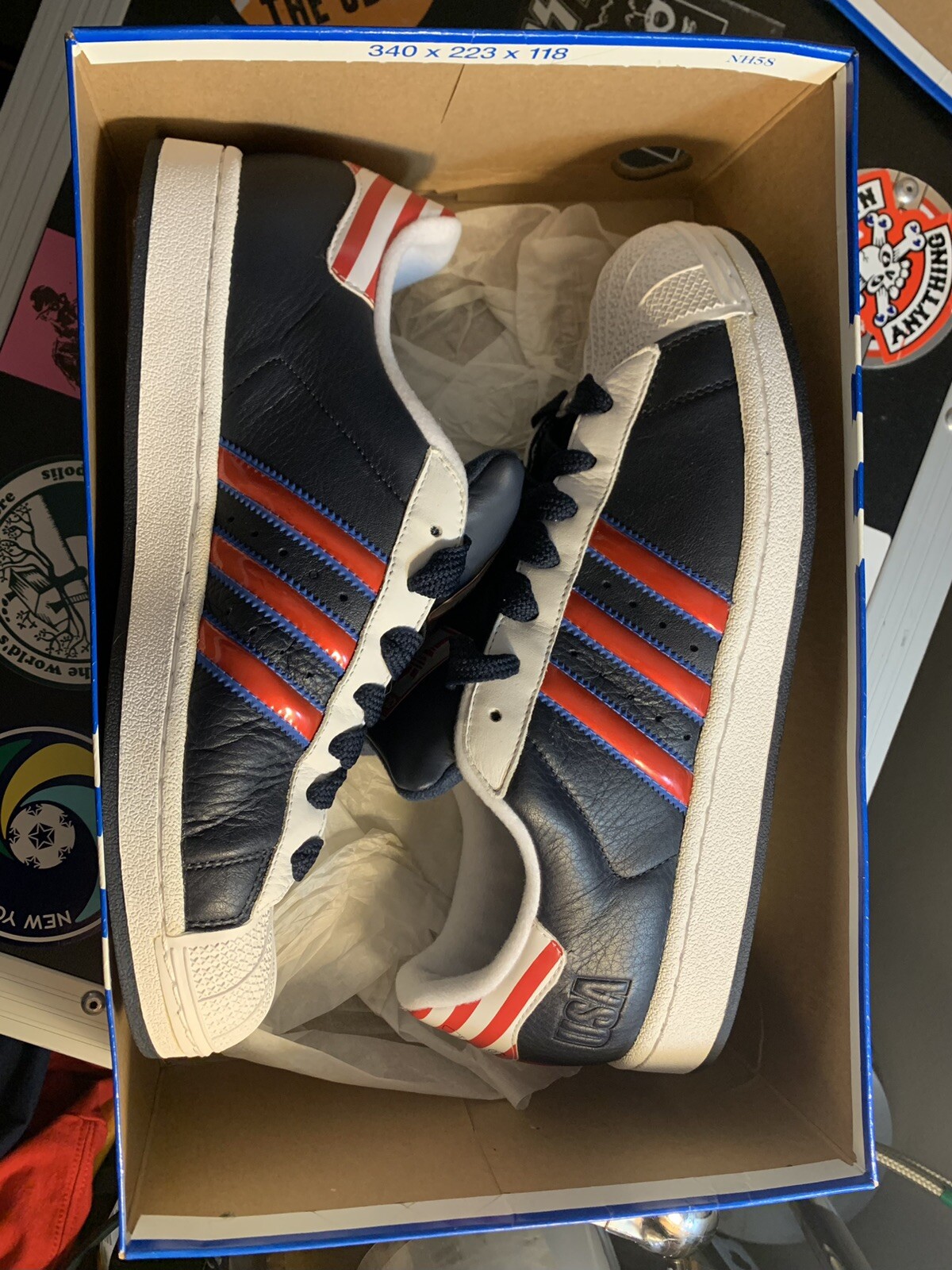 Adidas Superstar ll Size 10.5 Beijing Olympics Shelltoes 031679 Limited ...