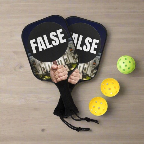 False Sign Pickleball Paddle Set | eBay