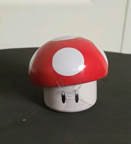 Mushroom Tin Metal Box Empty Nintendo Cherry Sours 2007 Storage Stash 2 ...