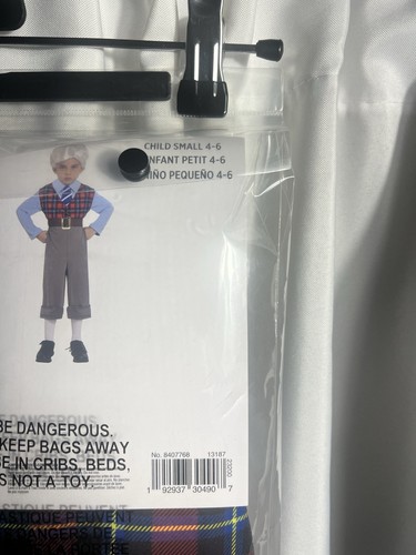 Old Geezer Costume for Kids Party City Size Small 4-6 2PCS NWT ...