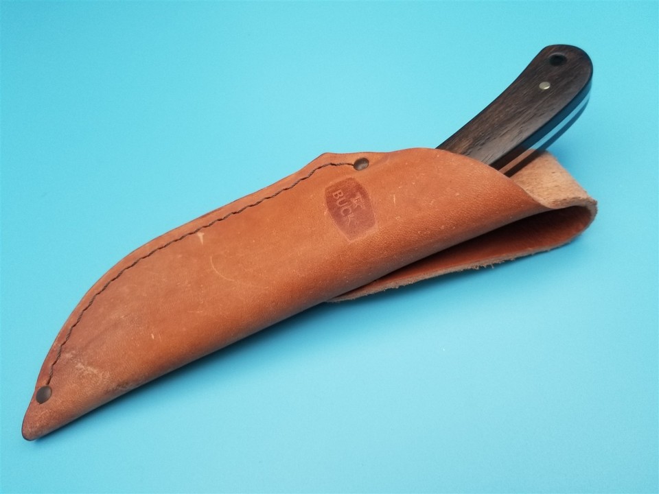 Buck Knives Ranger 113 Brown Leather Fixed Blade Knife Belt Sheath only ...