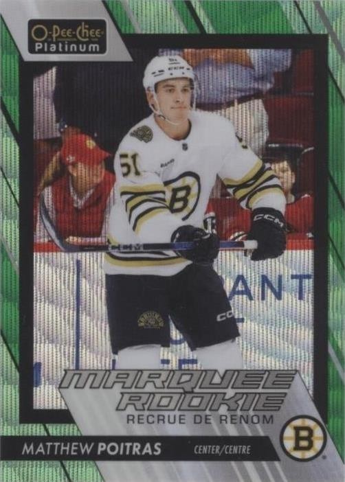 2023-24 O-Pee-Chee Platinum - Marquee Rookies Matthew Poitras #290 ...