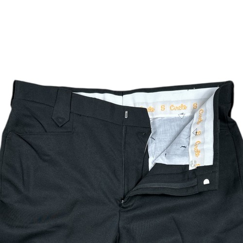 Circle S Ranch Western Dress Pants Mens Size 37x30 Black Polyester ...