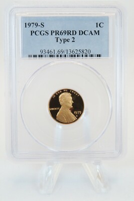 1979-S PCGS PR69RD DCAM Type 2 Lincoln Cent Proof 1C | eBay