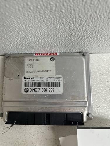 2001-2002 BMW 540i Engine Computer Control Module Ecu Ecm Pcu Pcm Oem ...