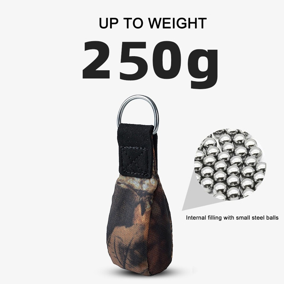 Climbing Rope Throwing Bag 210g/250g for Outdoor Tree Climbing Working ...