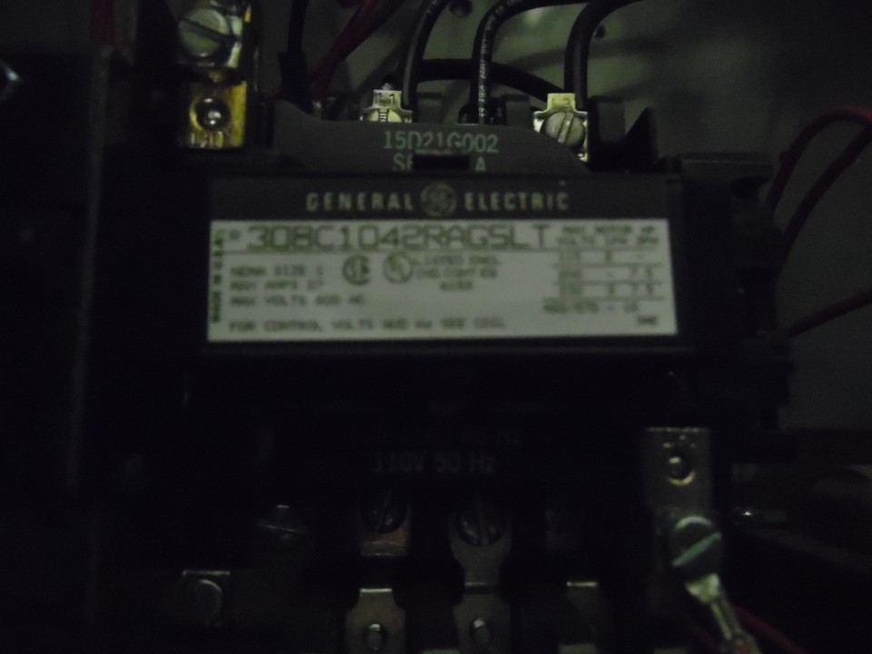 GE 300-Line Control Size One Starter w/Enclosure 308C1042RAGSLT | eBay