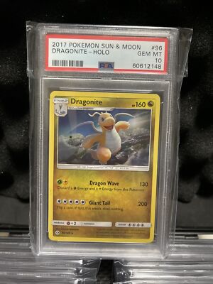 Dragonite Holo Gem Mint PSA 10 2017 Pokémon Sun and Moon #96 | eBay
