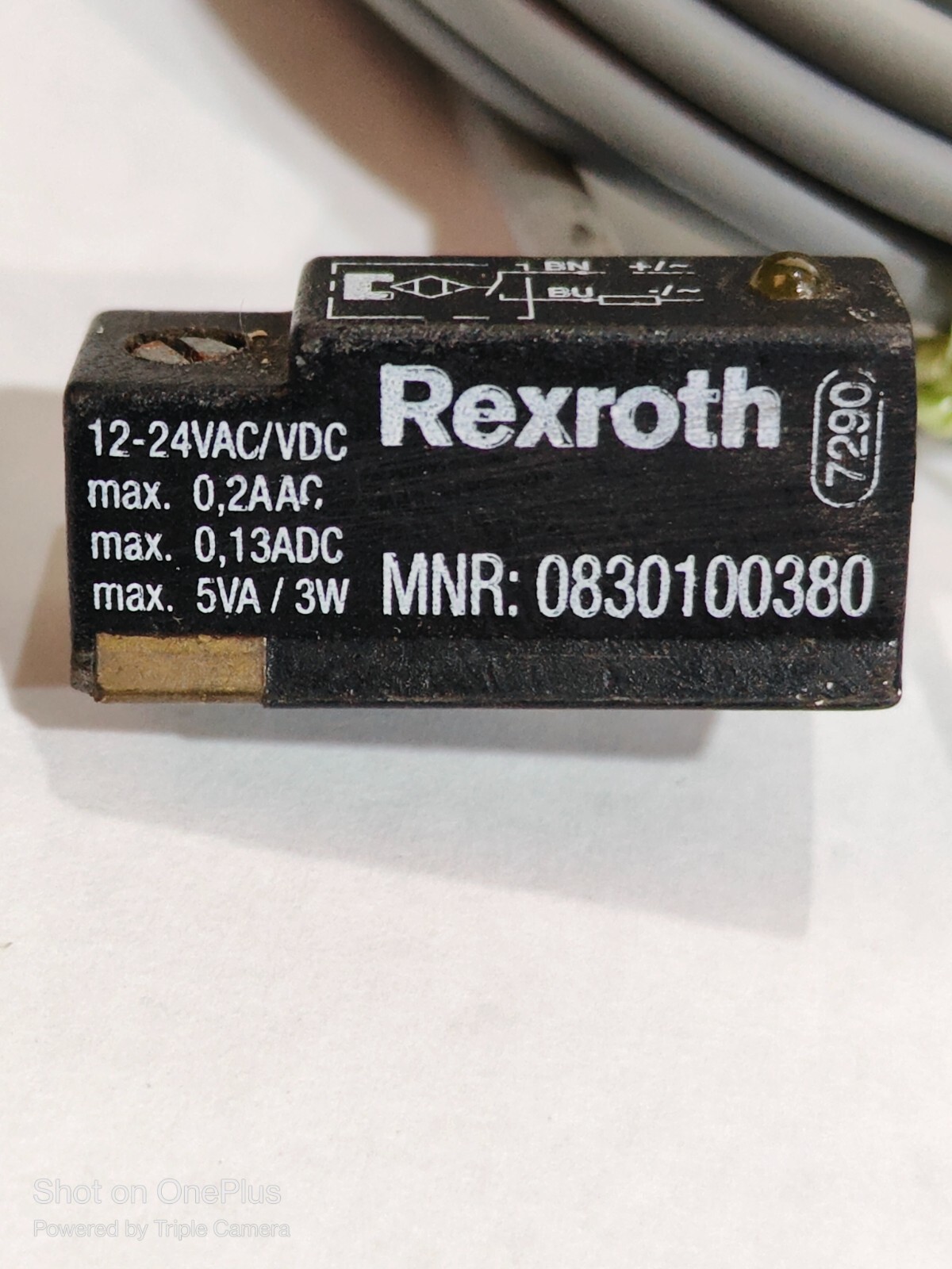 Rexroth 0830100380 Proximity Sensor 12-24 VAC/VDC 5VA/3W 7290 | eBay