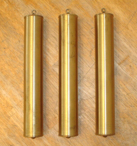 Set 3 Howard Miller Barwick Model 4878 Grandfather Clock Weight Shells ...