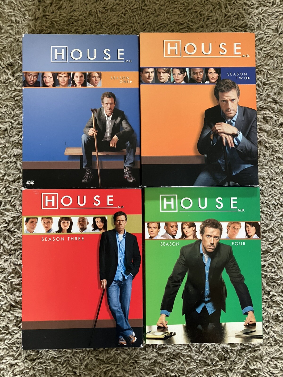 HOUSE MD TELEVISION TV SHOW SEASON SEASONS 1-4 DVD 1 2 3 4 NICE | eBay