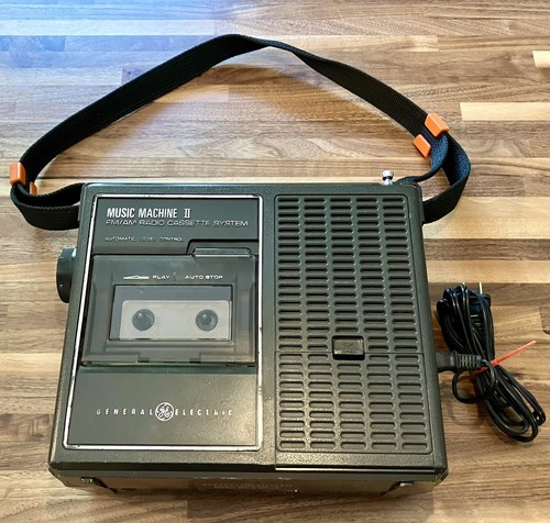 General Electric Music Machine II (2) Cassette System, 6/6 Mag Recorder ...