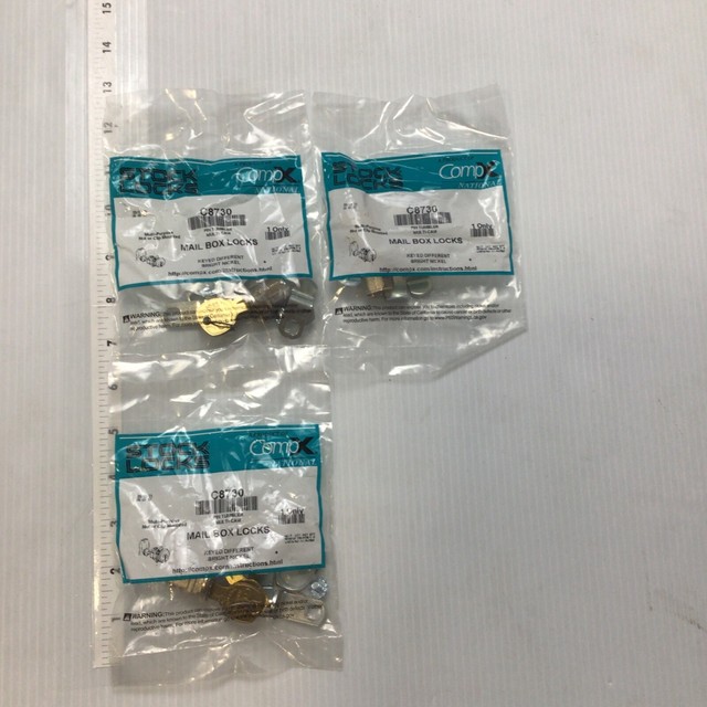 National C8730 Mailbox Lock Multi Cam Universal Indoor Use Locksmith ...