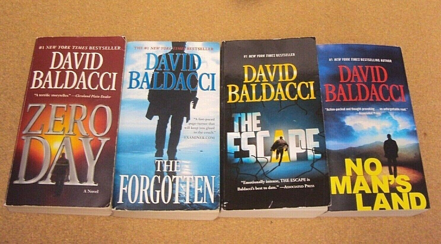 Lot 4 David Baldacci PB Complete Set John Puller Series Zero Day ...
