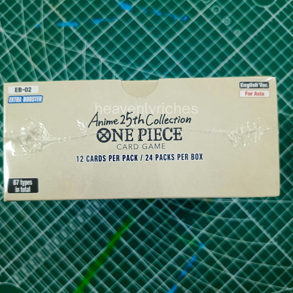 ONE PIECE Extra Booster Anime 25th Collection Box ENGLISH TCG EB02 ...