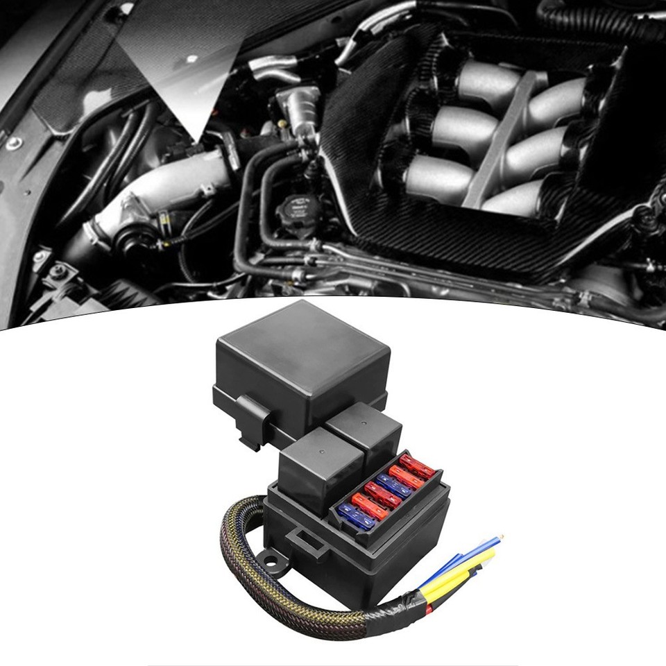 Pre-wired Electrical Module Fuse Relay Box Pre-wired Setup Includes 2 ...