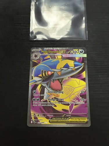 Mega Sharpedo EX 113/094 - Phantasmal Flames - Full Art - English | eBay UK