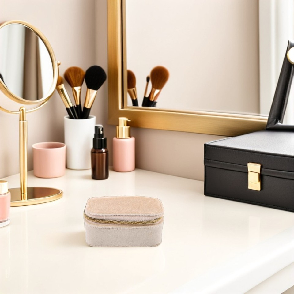 Jewelry Travel Case Mini: Jewelry Storage Box for Women - Portable ...