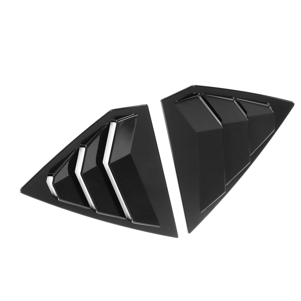 Rear Side Window Louvers Trims Nonfading Window Scoop Louver Cover ...