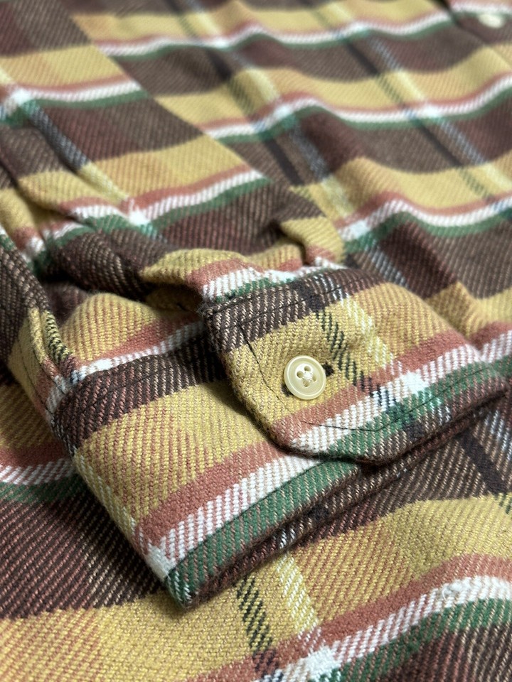 Far Afield Larry Long Sleeve Shirt Plaid Brushed Twill Medium (2) NWT ...