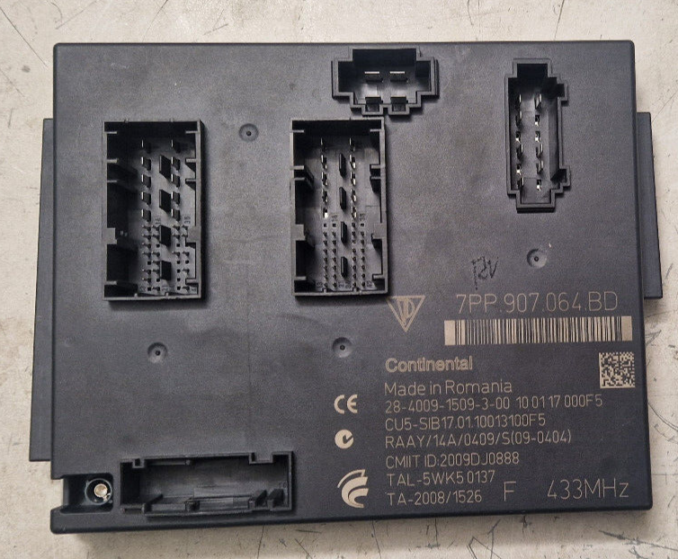 Porsche Steuergerät Front BCM Wegfahrsperre 7PP907064BD incl ...