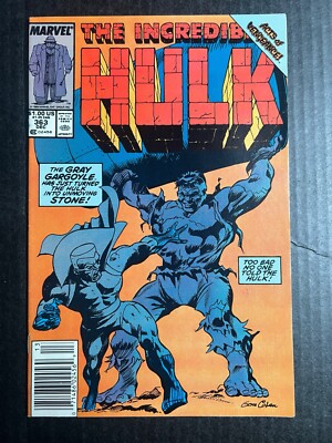 THE INCREDIBLE HULK #363 December 1989 Dr. Doom Grey Gargoyle Marvel | eBay
