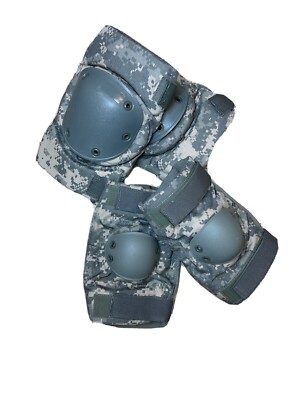 NEW US Military Tactical Knee & Elbow Pads Set, ACU Pattern, RFI Issue ...