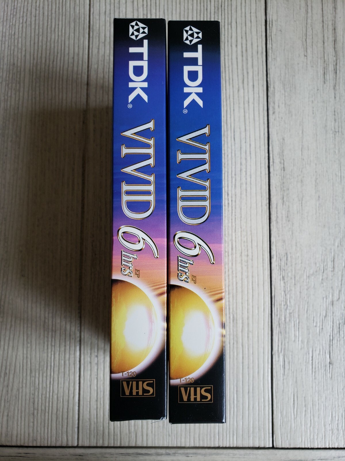 Two TDK T-120 EP Vivid Ultimate Performance High Grade VHS Tapes ...
