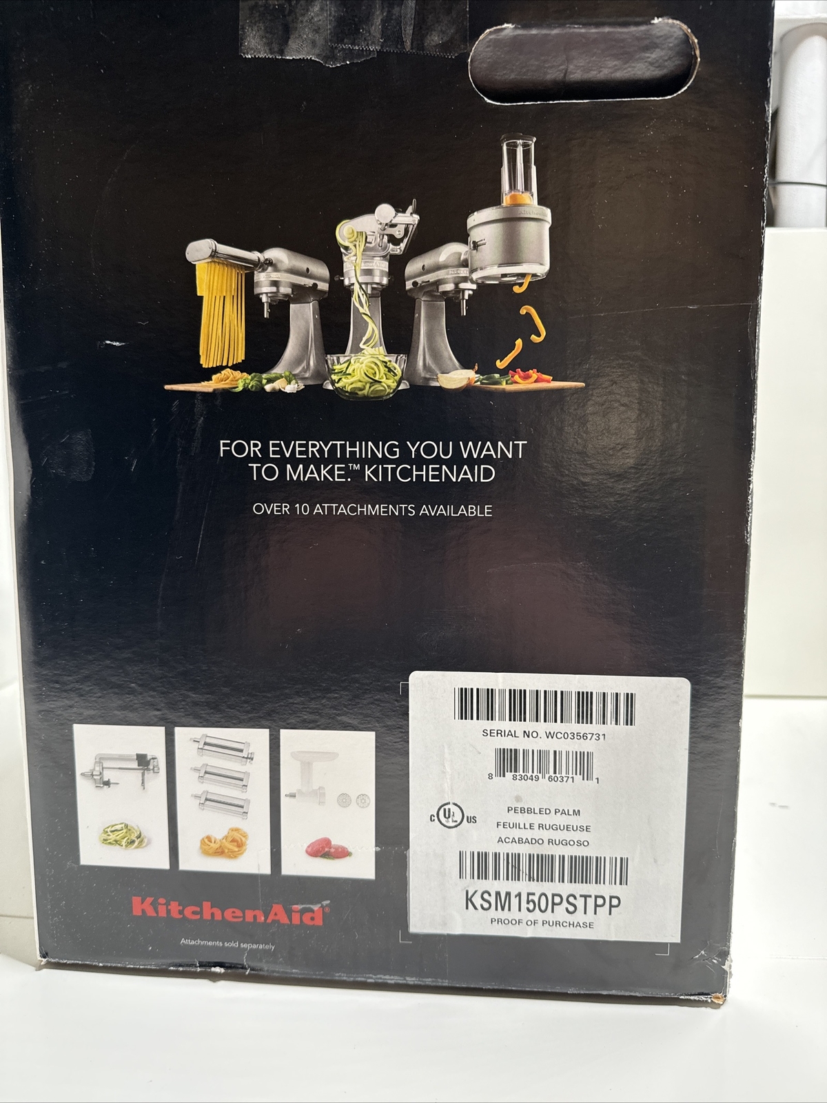 KitchenAid KSM150PSTPP Hearth & Hand 5Qt Stand Mixer - Pebble Palm ...