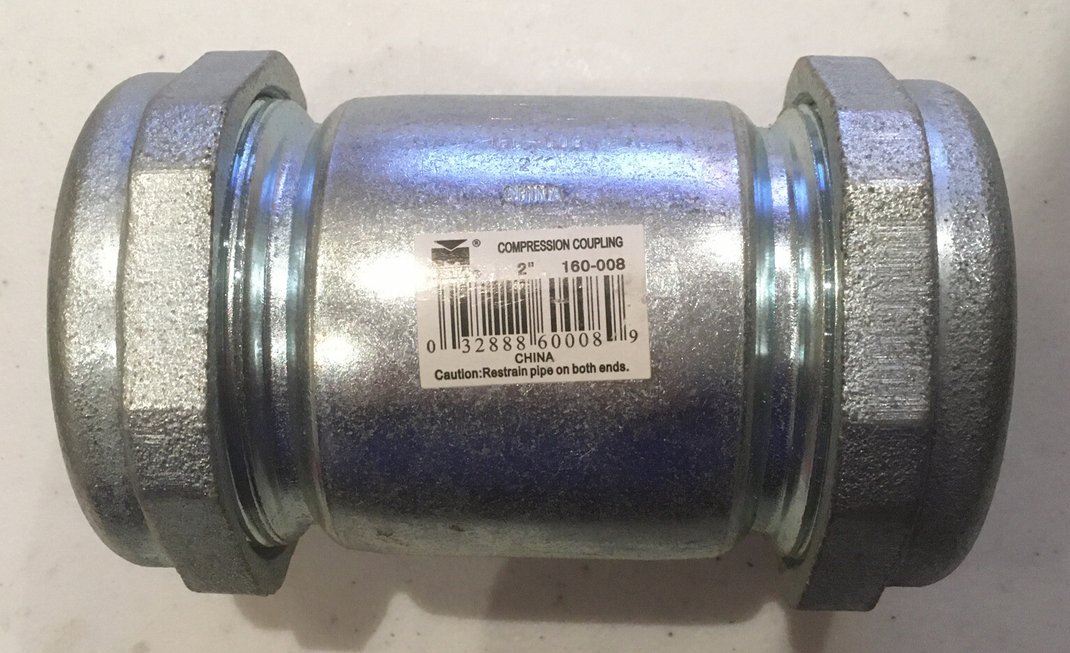 Compression Coupling 2 Galv B & K Industries Plumbing 160-008hc ...