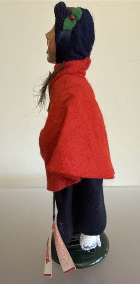 Vintage Byers’ Choice Salvation Army Girl Caroler Red Cape War Cry ...