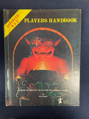 Advanced D&D Dungeons Dragons Players Handbook (Gary Gygax) TSR 1978 ...