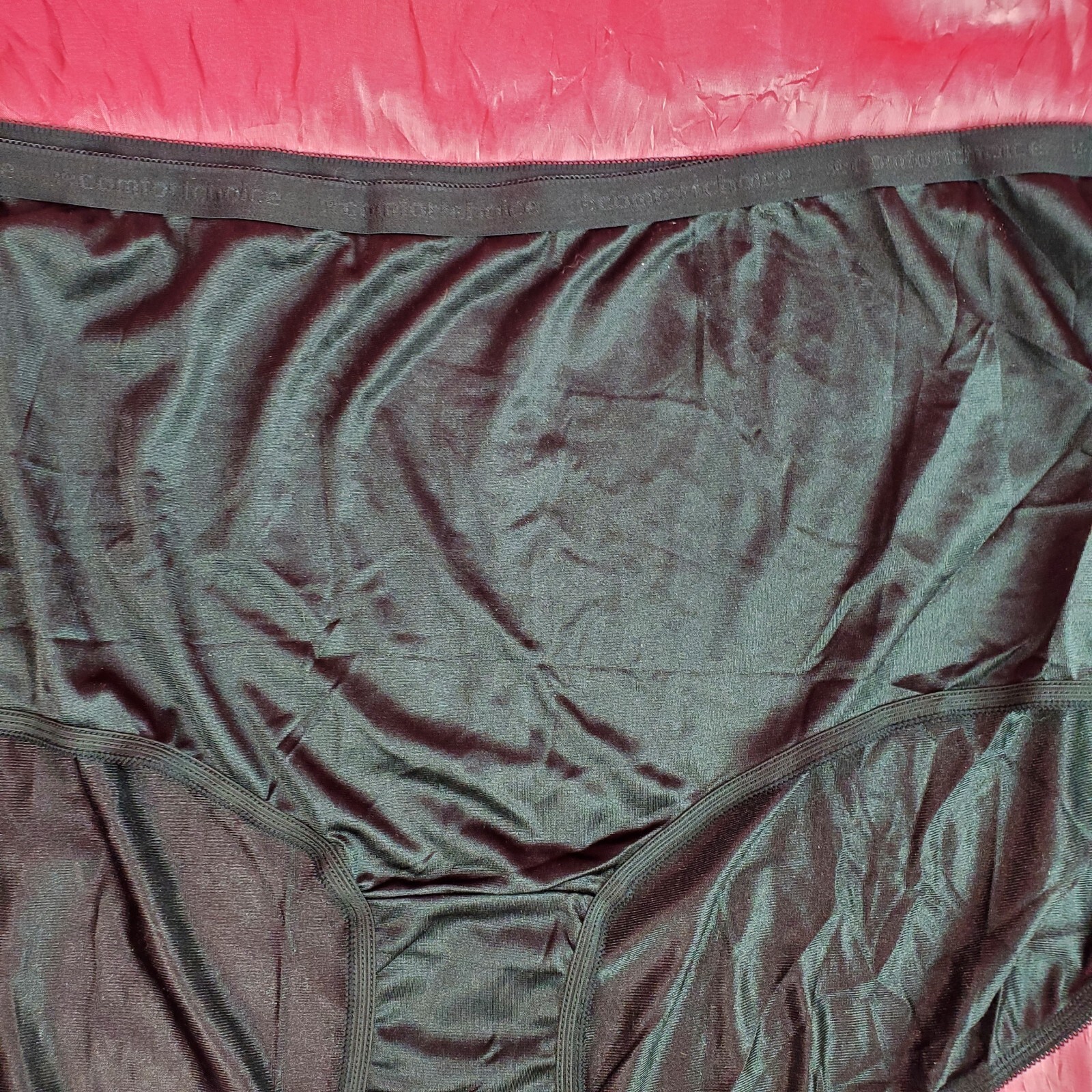 Vtg Sheer Panties Shiny Silky Nylon Gusset Plus Size 13 Sissy Sexy