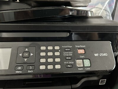 Epson WF-2540 All-In-One Inkjet Printer Powers On - Untested- As-is | eBay