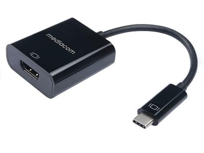 Mediacom MD-C305 câble vidéo et adaptateur USB Type-C HDMI Noir | eBay