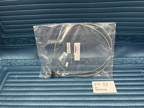 1947-1953 Chevy GMC Truck Throttle Cable & Knob, Black/Stainless | eBay