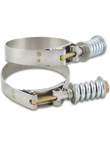Vibrant Performance Spring Loaded T-Bolt Clamps - Clamp Range: 3.78-4. ...