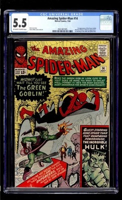 Amazing Spider-Man #14 1967 CGC 5.5 FN- OW/W High Definition Scans** | eBay