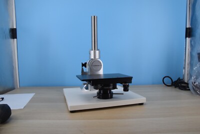 Leica Inclinable Microscope Focusing Stand With Stage | eBay