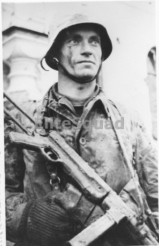 WW2 Photo German Soldier with MP 40 Machine Gun 1941 WWII 152 | eBay