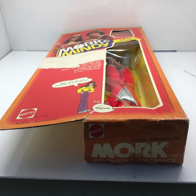 Mork and Mindy Action Figure Doll With Talking Spacepack Mattel 1979 ...