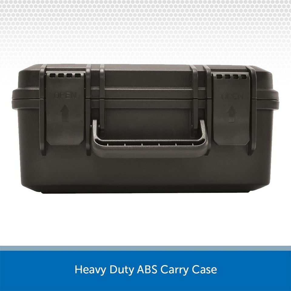 Heavy Duty Carry Case Compact ABS Foam DJ Gear Protective Transit ...