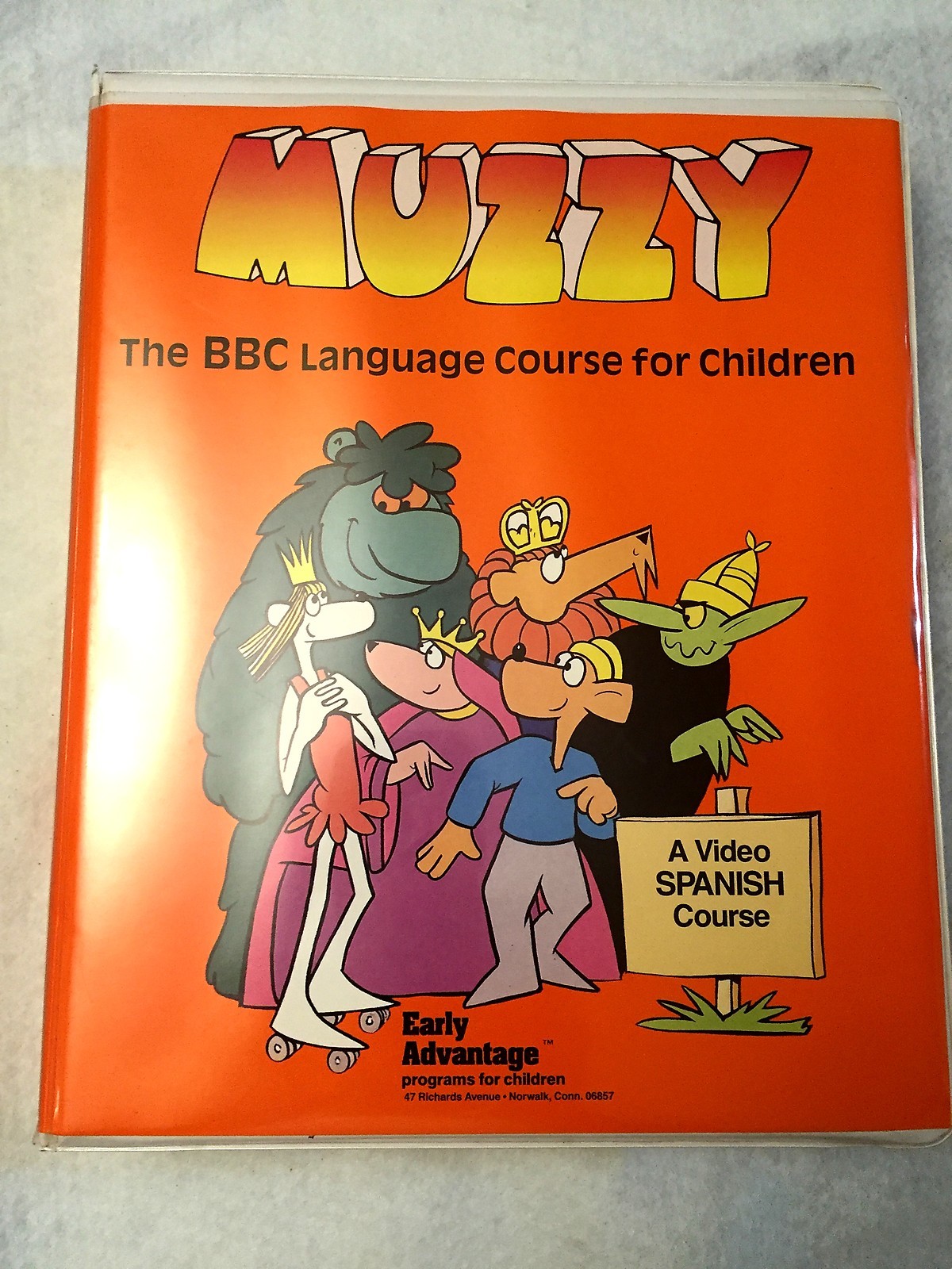 Muzzy A Video Spanish Course BBC Early Advantage Language VHS Book Tape ...