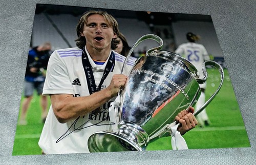 Luka Modric Signed 11x14 photo Real Madrid With Proof | eBay