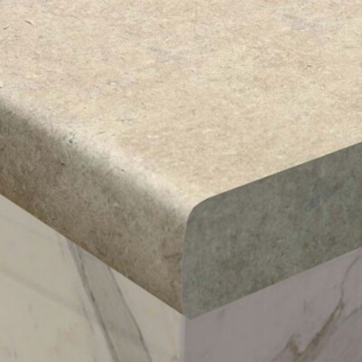 2000mm x 600mm x 38mm Moon Limestone Laminate Kitchen Worktop | eBay UK