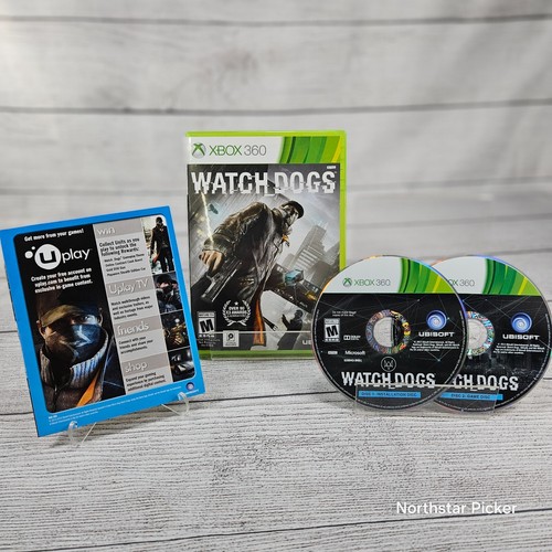 Watch Dogs (Microsoft Xbox 360, 2014, 2 Disc) Complete CIB | Tested ...